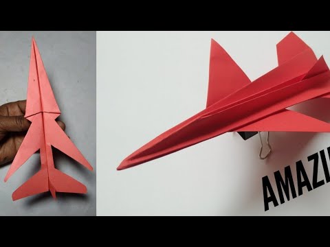 How To Make a Paper Airplane Whit Easy Origami Paper plane.paper size ...