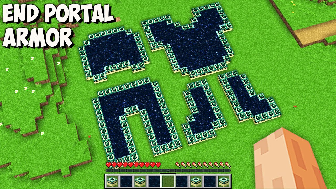 I found GIANT SECRET END PORTAL ARMOR PIT in Minecraf! This is NEW BIGGEST ARMOR PORTAL PIT ...