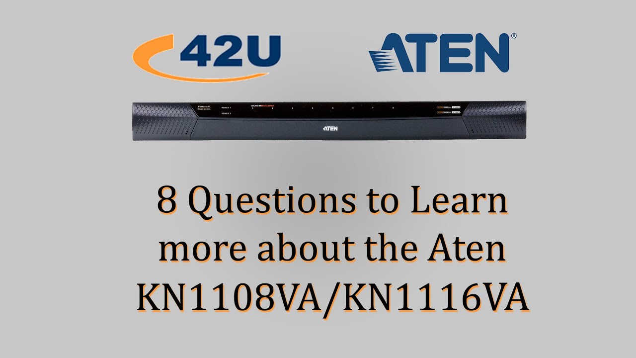 8 Questions to learn more about the Aten KN1108VA/KN116VA - YouTube