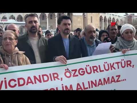 SESSİZ KALMAK SUÇA ORTAKLIKTIR” SLOGANLARI ATILDI
