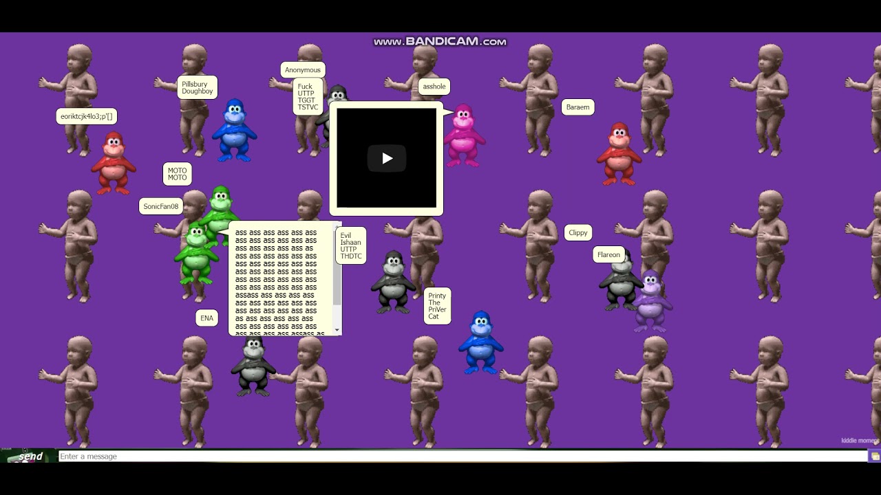 Actual footage of BonziWORLD hacked by JavaScript - YouTube