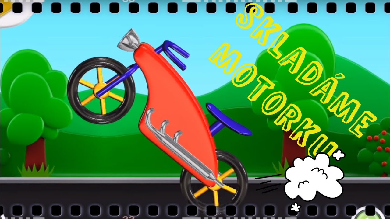Hry na mobil pre deti: Skladáme motorku - Motorky pre deti - YouTube