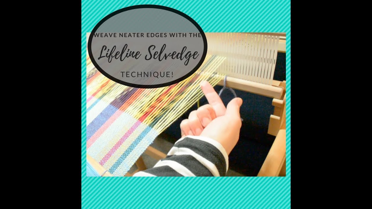 Lifeline selvedge technique - another way to weave neat edges! - YouTube