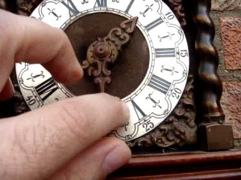 VINTAGE ZAANSE ZAANDAM DUTCH WALL CLOCK CHAIN AND WEGHT DRIVE 8 DAY ...