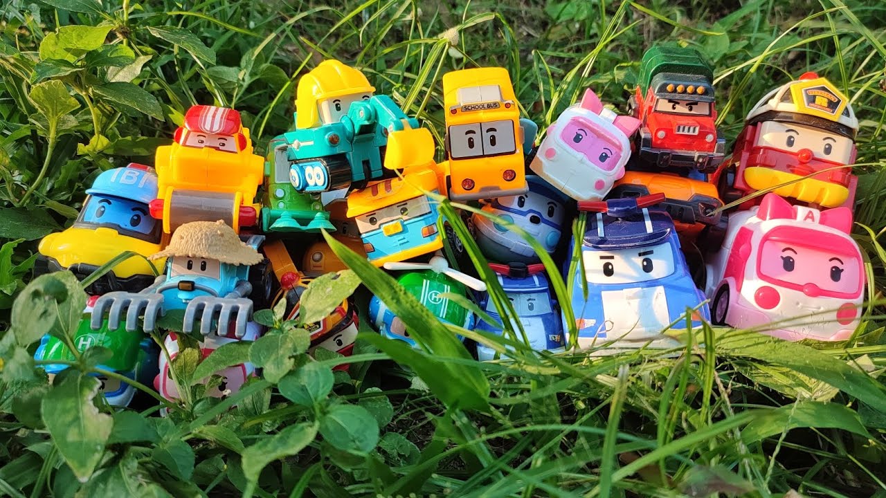 Mainan Robocar POLI, Amber, Helly, Roy, Mark, Bucky, Dump, Max, Poacher ...