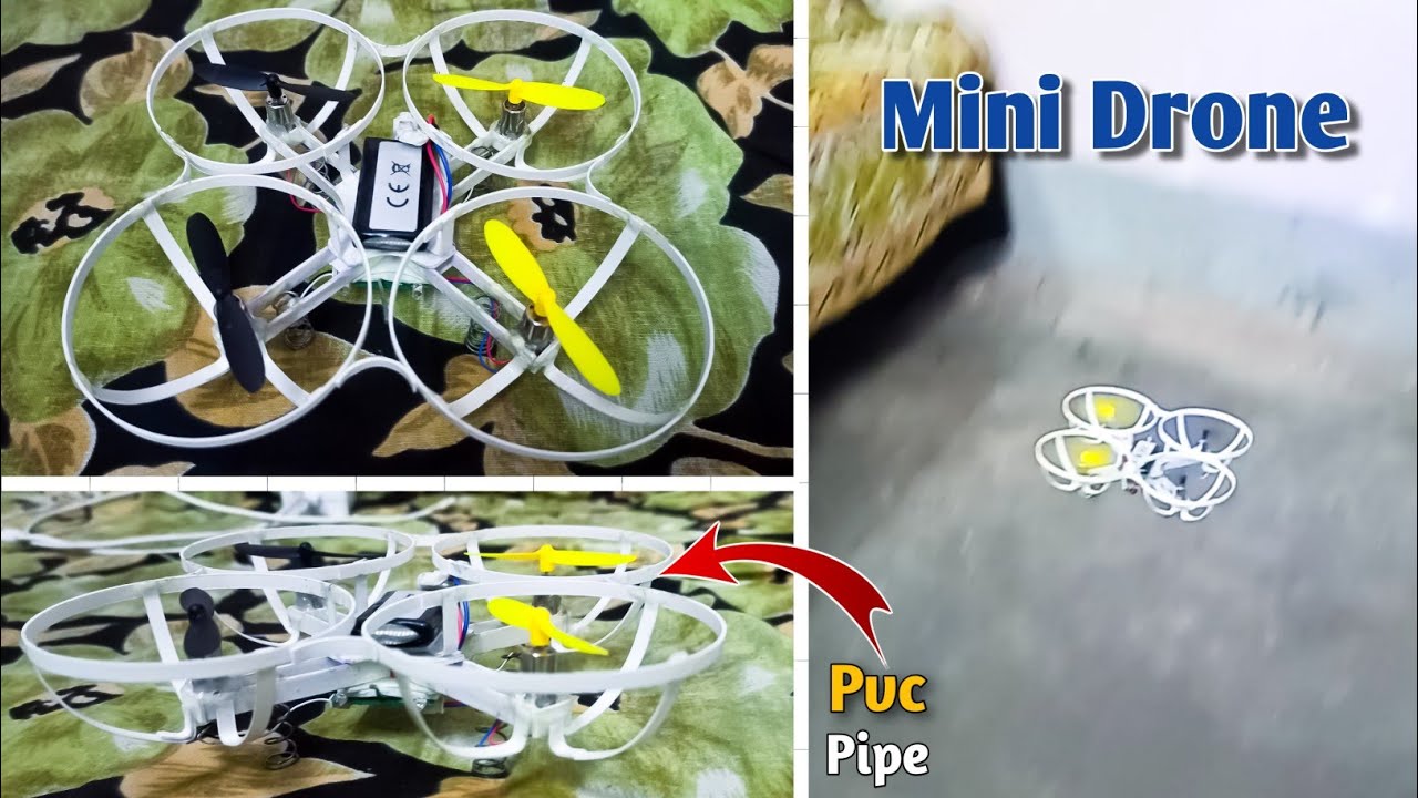 How to make Drone using pvc pipe | Homemade mini Drone | 2022 - YouTube