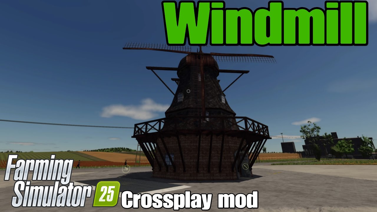 Windmill / FS25 Crossplay mod - YouTube