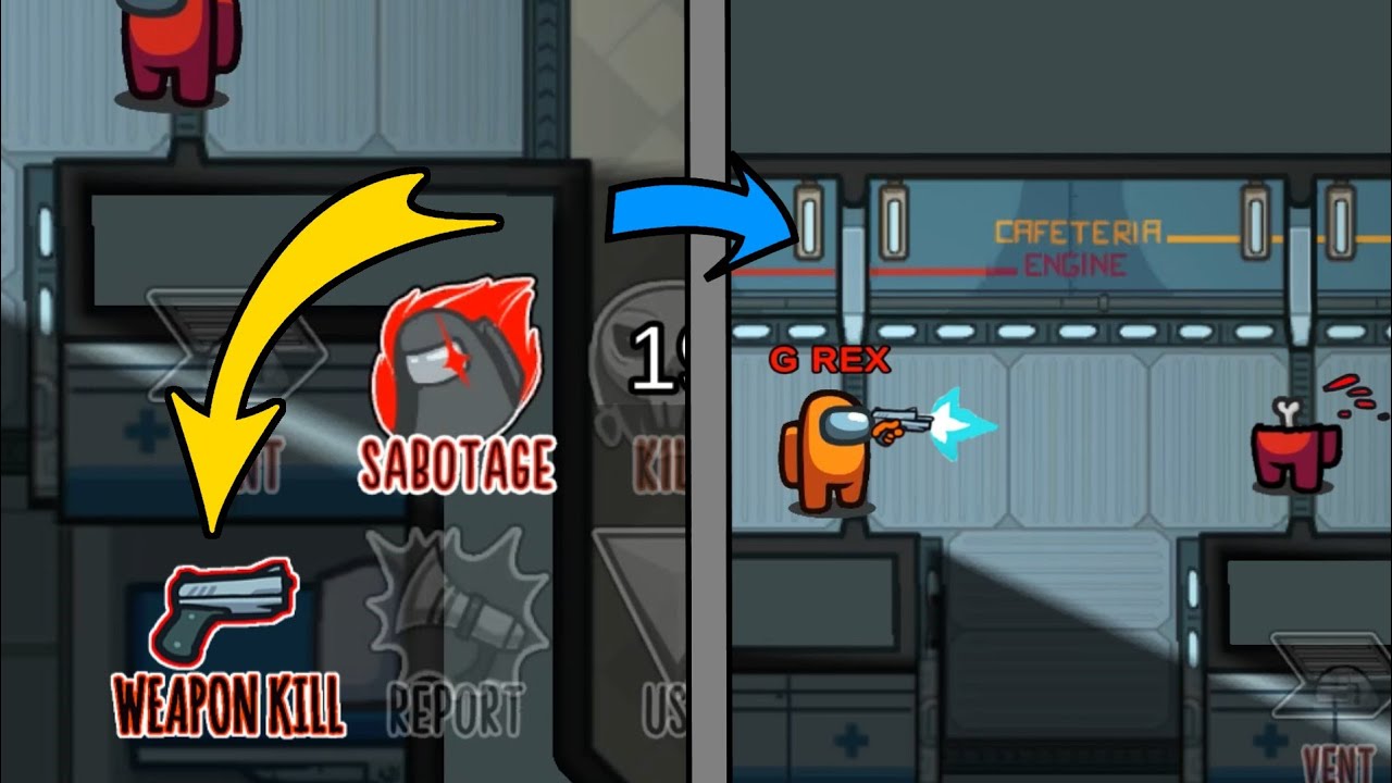 What if Impostors can use Guns to kill Crewmates in Among Us? - Among ...