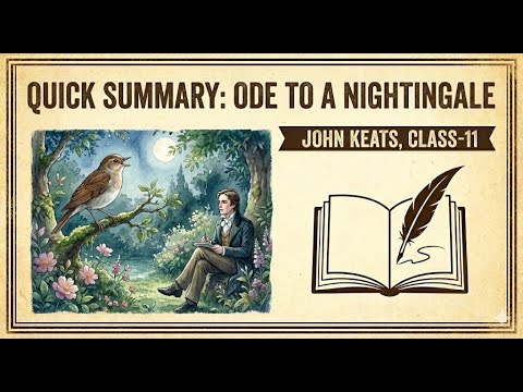 Ode to a Nightingale by John Keats | Class - 11 English Literature ...