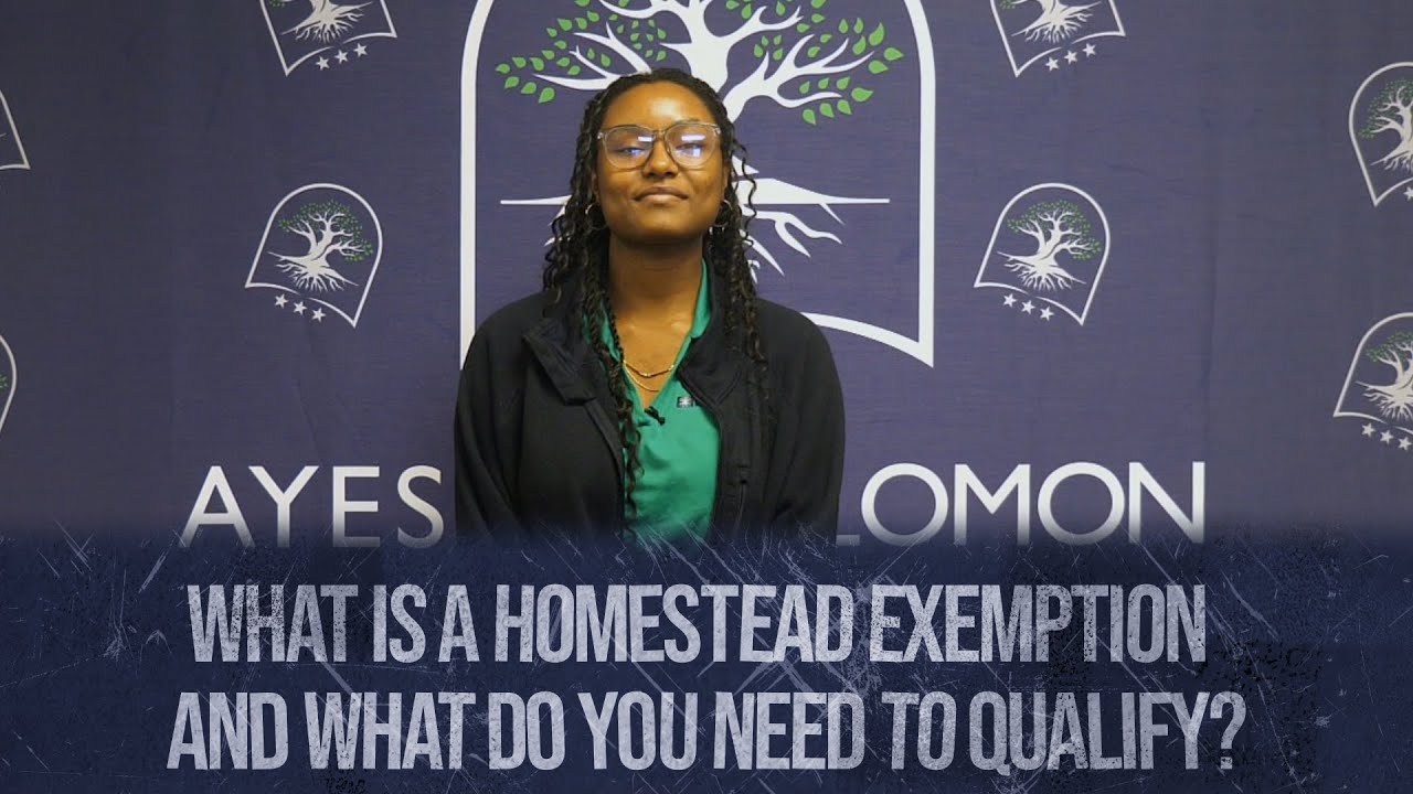What is a Homestead Exemption and What Do You Need to Qualify? - YouTube