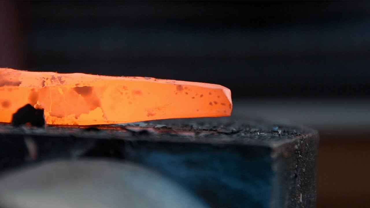Forging a Spoon Knife - Blacksmithing - YouTube