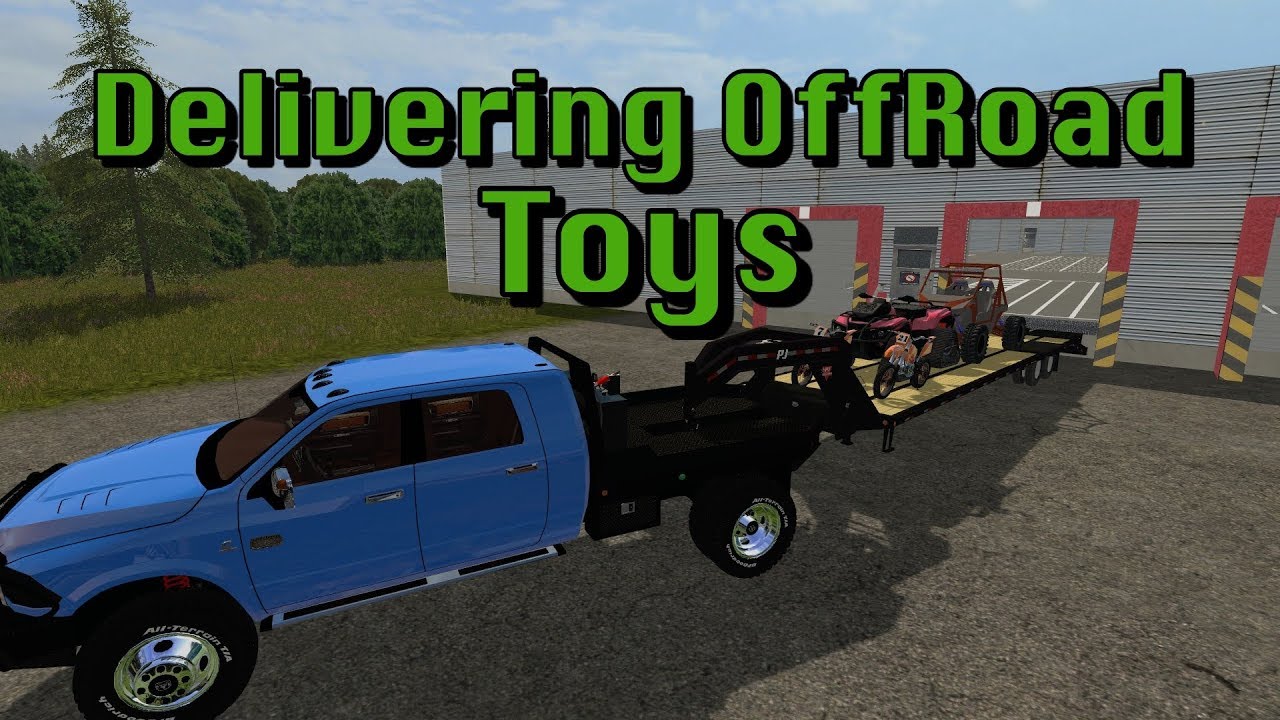 Farming Simulator 2017 | Delivering Off Road Toys | ATV | Dirt Bikes ...