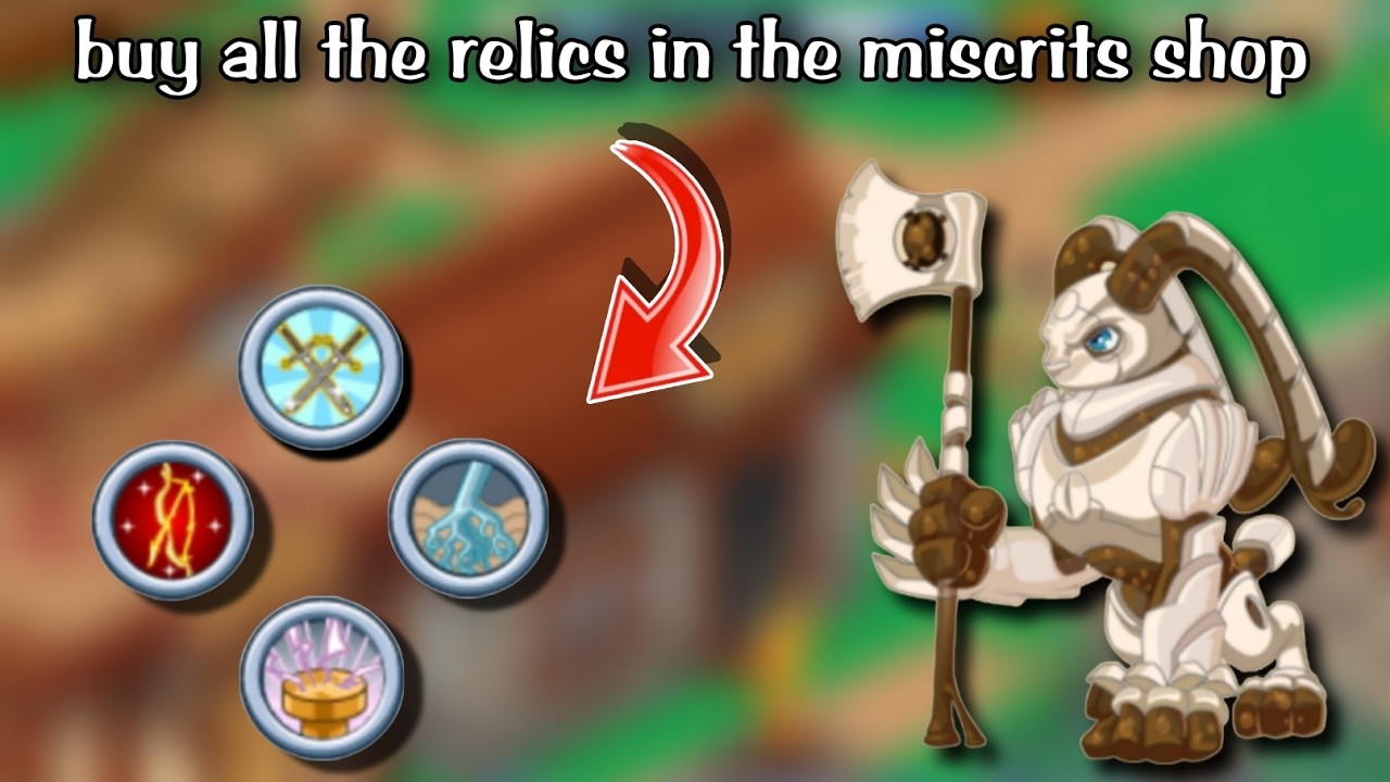 Miscrits : buy all the relics in the miscrits shop - YouTube