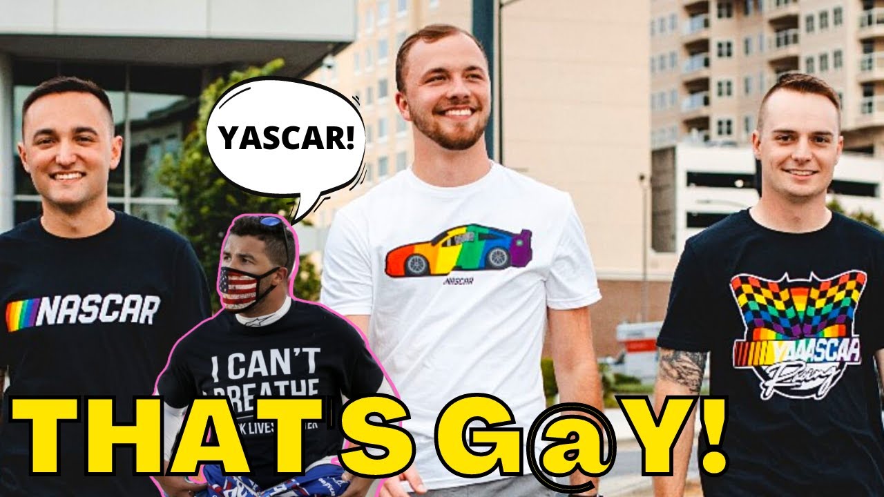 NASCAR EMBRACES LGBTQ Pride MONTH with New MERCH & SLOGAN?! NASCAR GOES ...