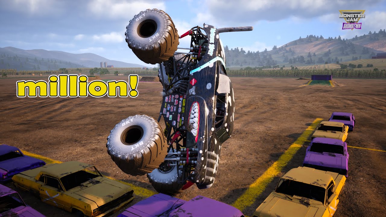 Monster Jam Showdown NEW DLC - Monster Mutt Retro Black Freestyle ...
