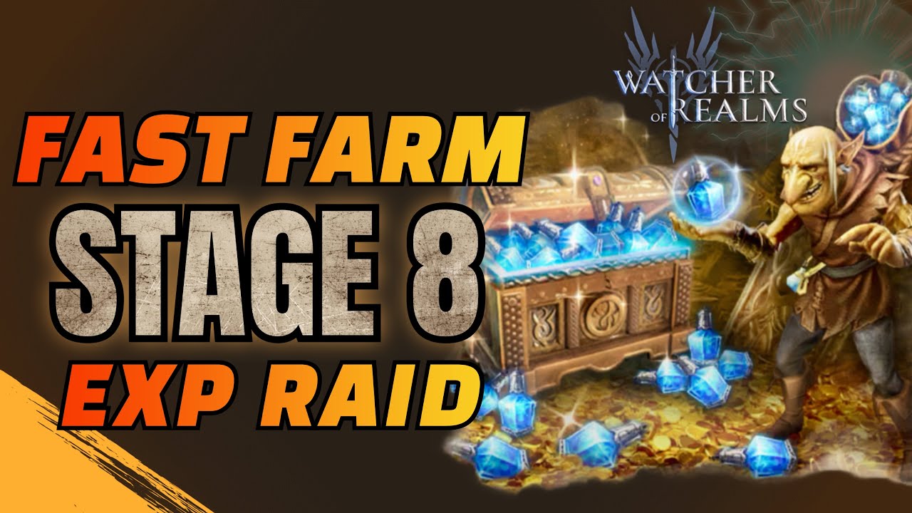 Watcher of Realms EXP RAID Stage 8 - YouTube