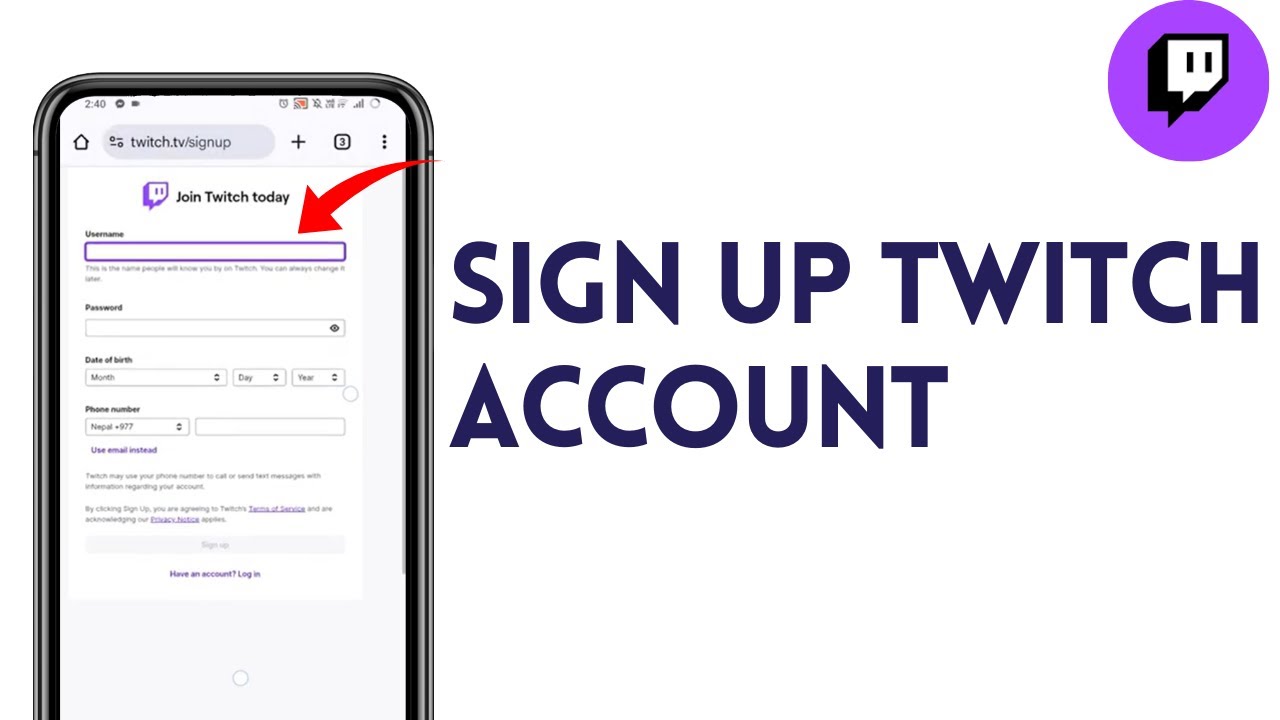 How to Sign Up Twitch Account (2025) | Register Twitch Account - YouTube