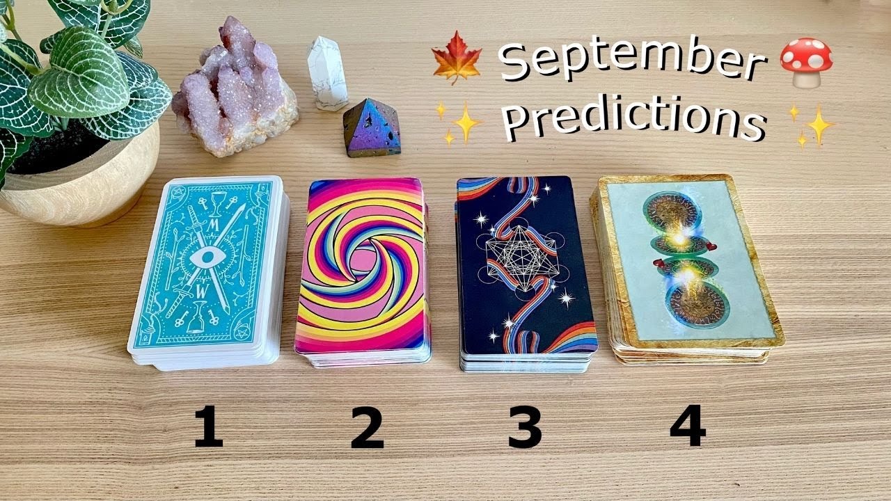 SEPTEMBER PREDICTIONS 🍄 🍁 PICK A CARD - YouTube
