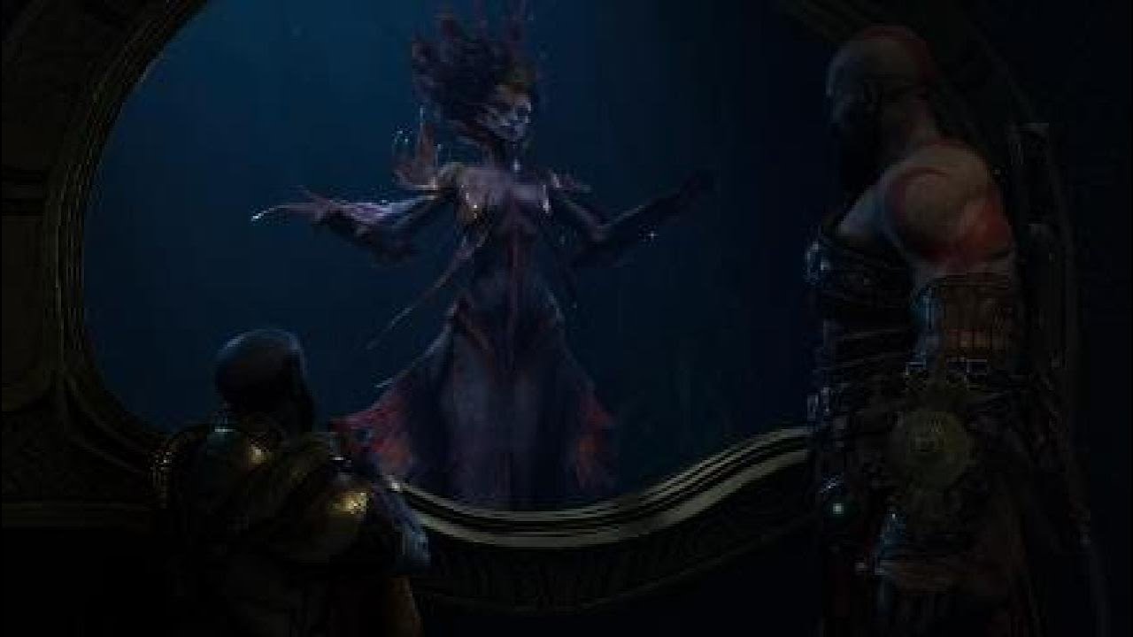 Kratos and Brok meet The Lady of the forge | God Of War Ragnarök - YouTube