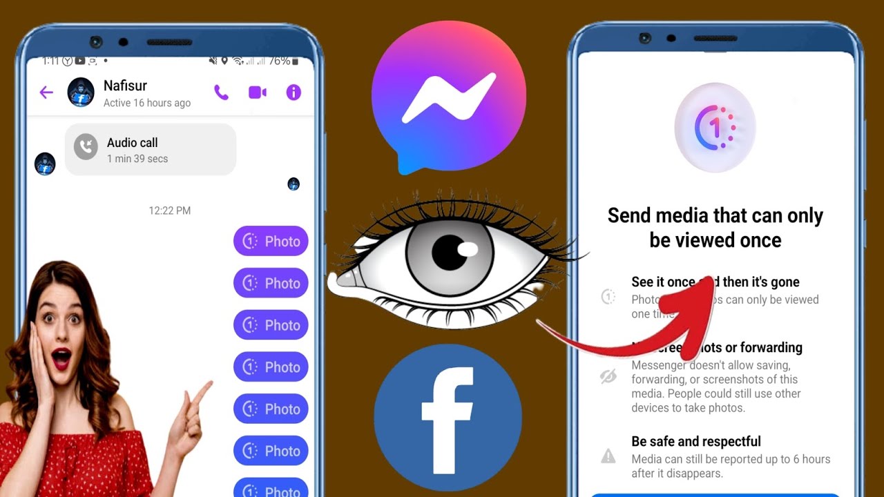 keep messenger update | How To Send Onec Time View Pictures and videos ...