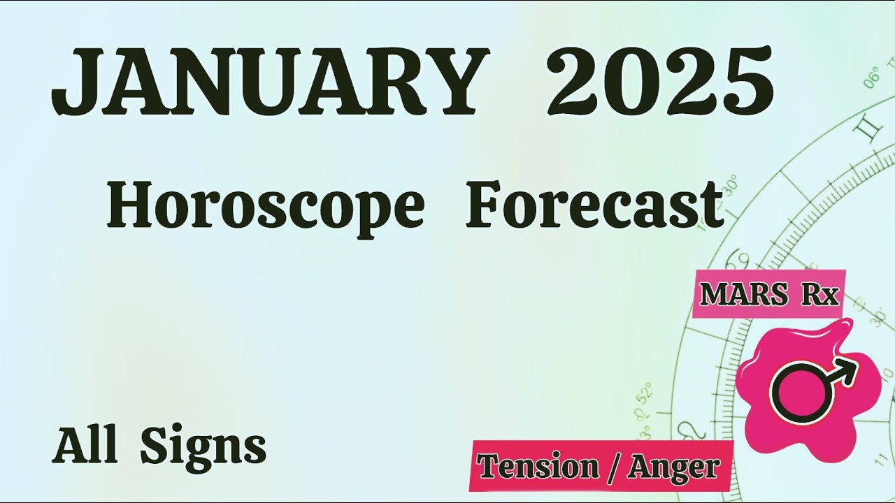 JANUARY 2025 HOROSCOPE FORECAST ⭐️ ALL SIGNS - YouTube