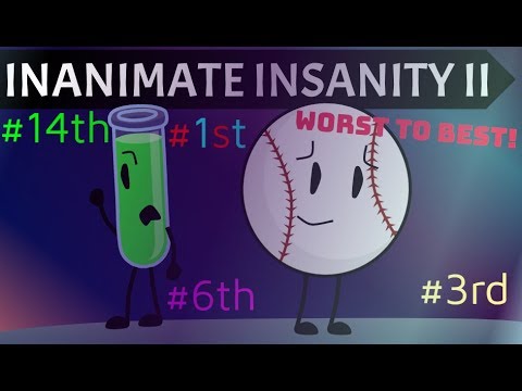Inanimate Insanity II Worst to Best Characters (As of Episode 13) - YouTube