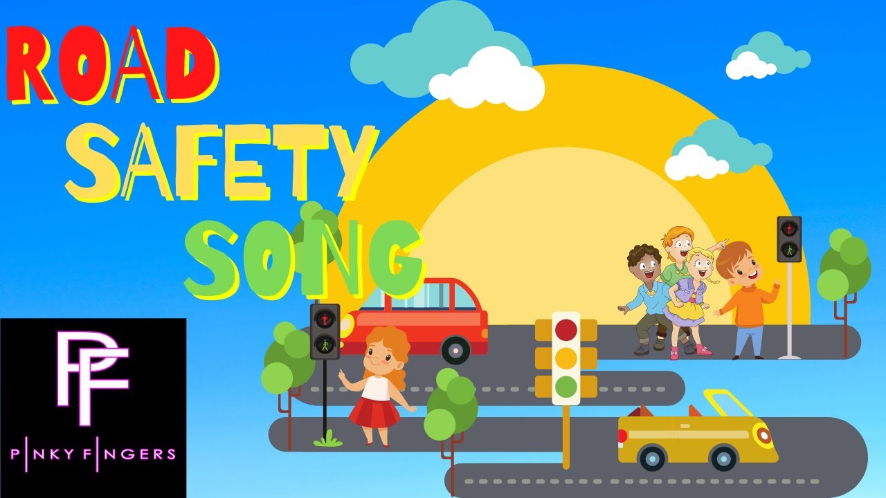 Road Safety Song | Pinky Fingers | Kids Channel | Sing-a-long ...