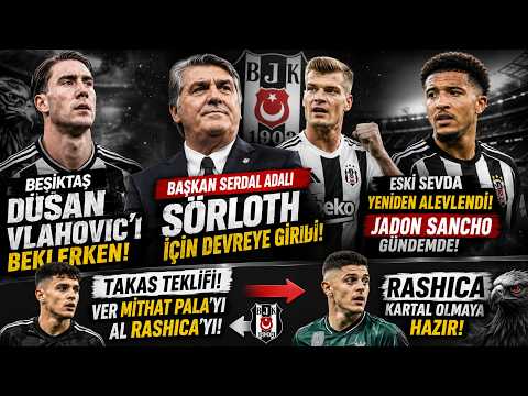 Beşiktaş Dusan Vlahovic'i, Sırp oyuncu Barcelona'yı bekliyor