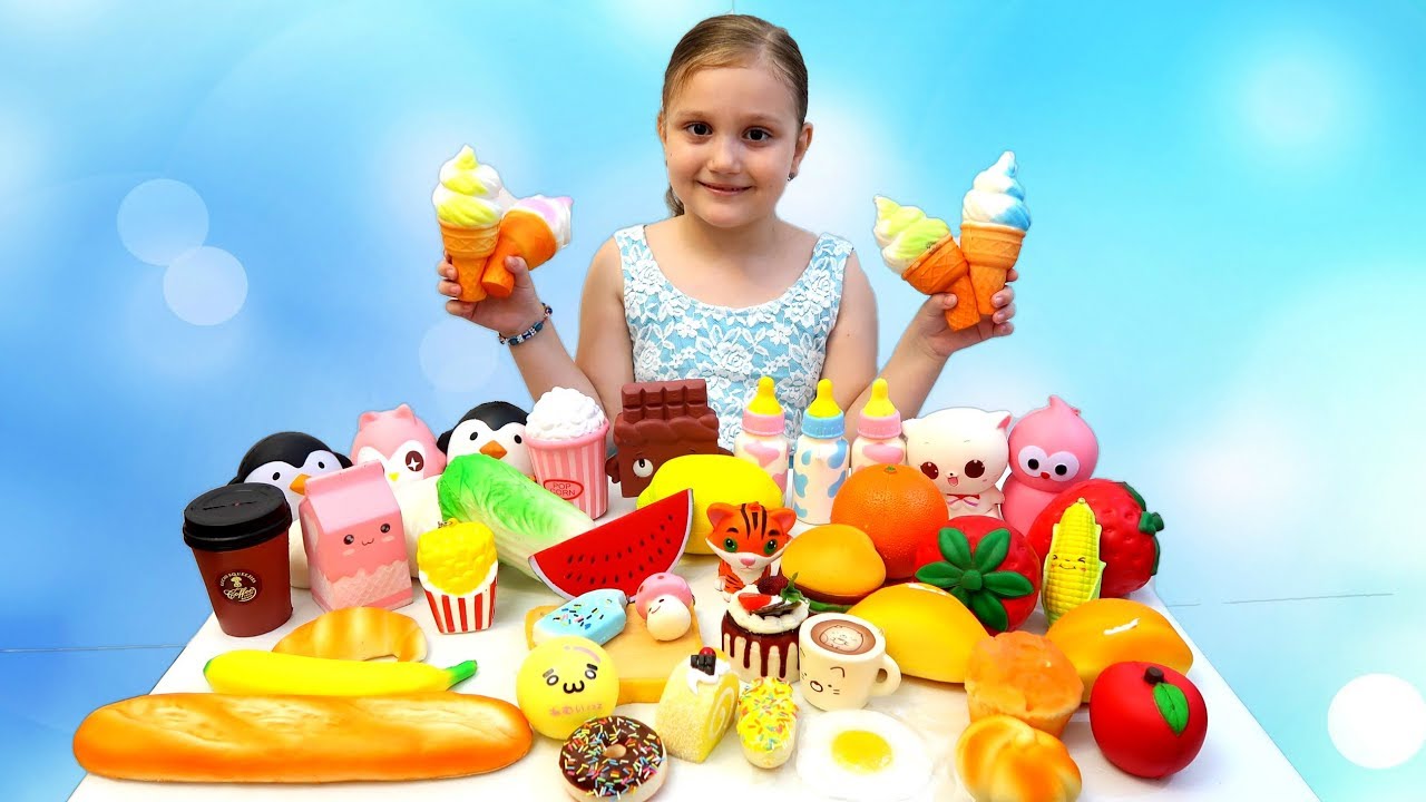 COLECTIA MEA DE SQUISHY de la BettyL Club - YouTube