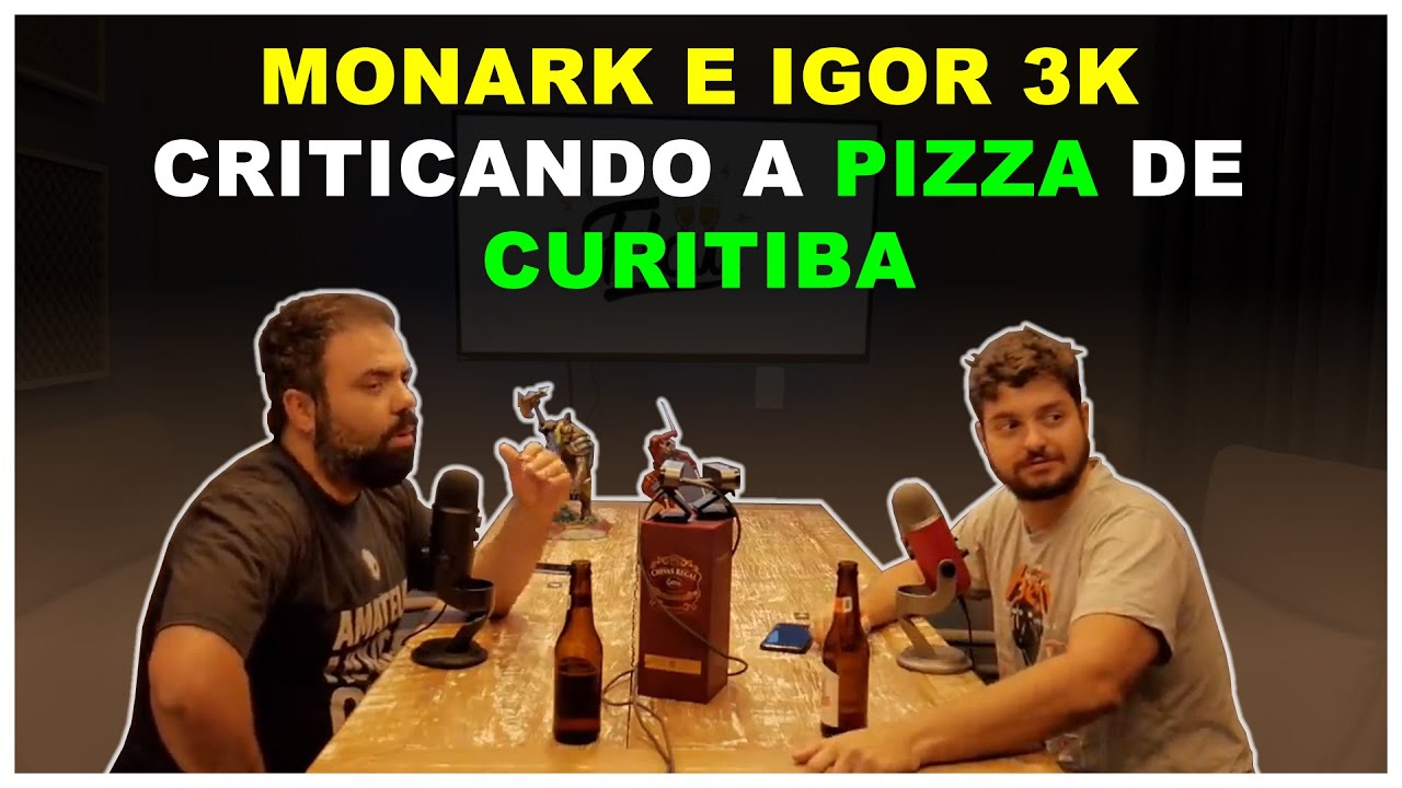 Igor 3K: PIZZA aqui é um troço ESQUISITÍSSIMO cara | Igor 3K e Monark ...