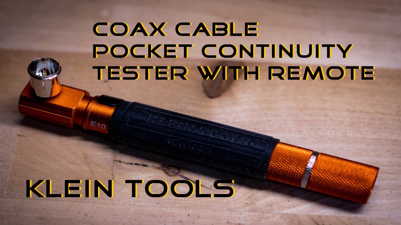 Klein Tools Wire Tracer, Coax Cable Pocket Continuity Tester with ...