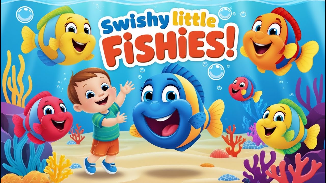 Swishy Little Fishies Song🌊🐠 | Fun Ocean Adventure Song for Kids ...