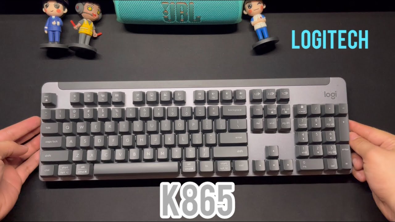 Logitech K865 Keyboard unboxing and review detail - YouTube