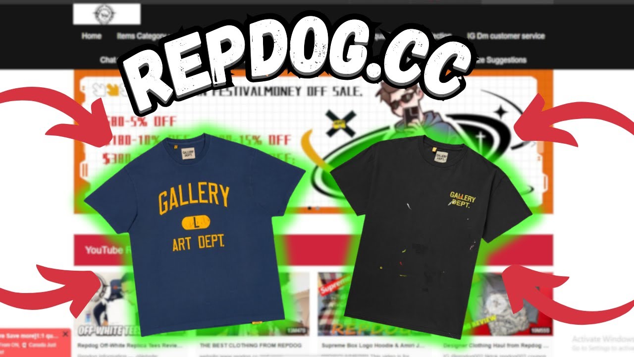 GALLERY DEPT. SHIRTS REVIEW | clothing review from repdog.cc - YouTube