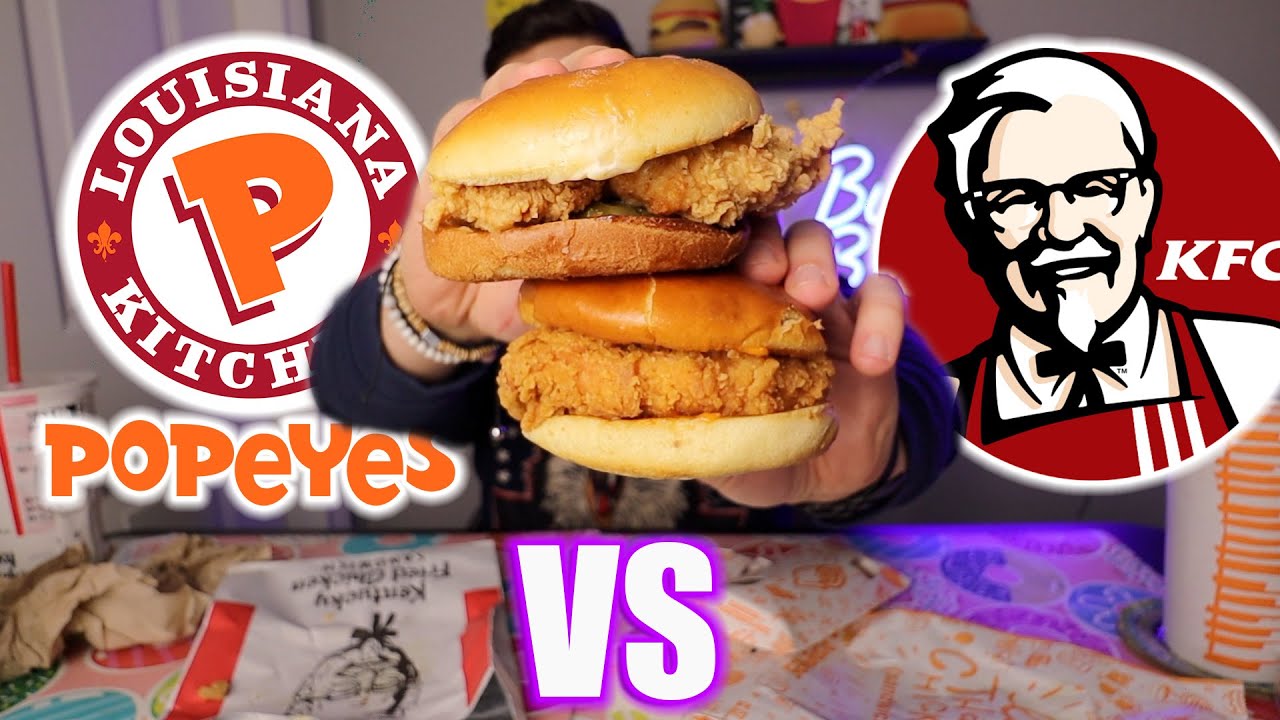 POPEYES VS KFC! $50 Fast Food Battle - YouTube