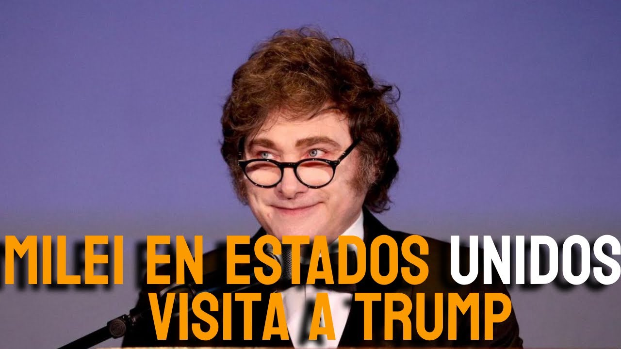 JAVIER MILE EN ESTADOS UNIDOS PARA LA ASUNCIÓN DE TRUMP - YouTube