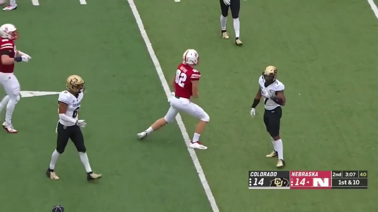 Mustafa Johnson (Colorado DL) vs. Nebraska 2018 - YouTube
