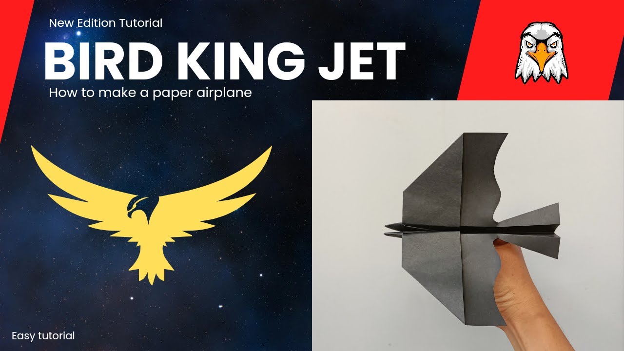 How to make a super fast paper airplane easy - YouTube