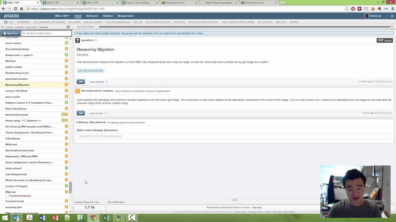 Using Piazza discussion to encourage student collaboration - YouTube