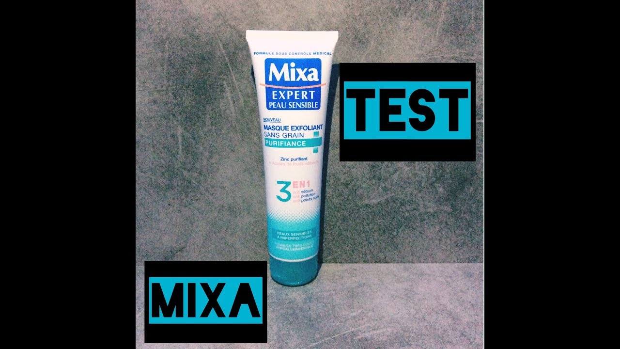 Soin visage #peau sensible: je teste Mixa expert - YouTube