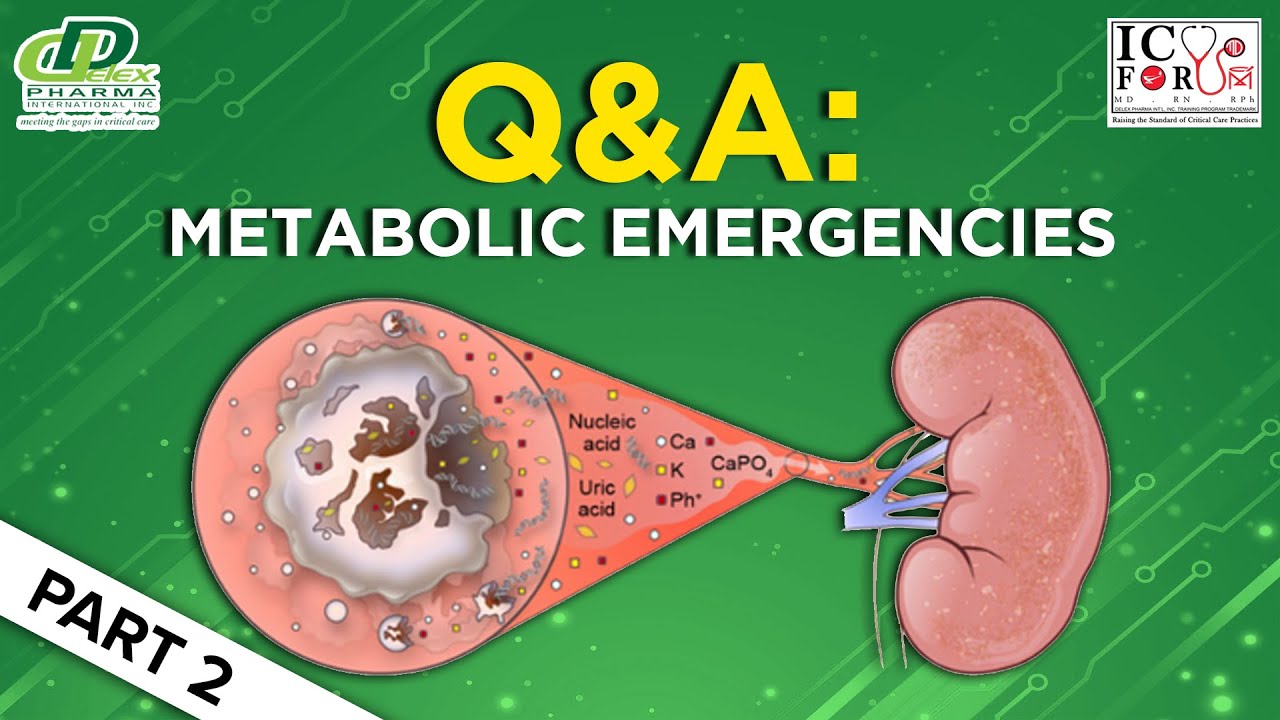 ICU FORUM Q & A: Metabolic Emergencies | Part 2 - YouTube