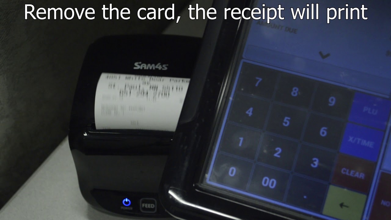 Partial Authorization in Sam4POS - YouTube