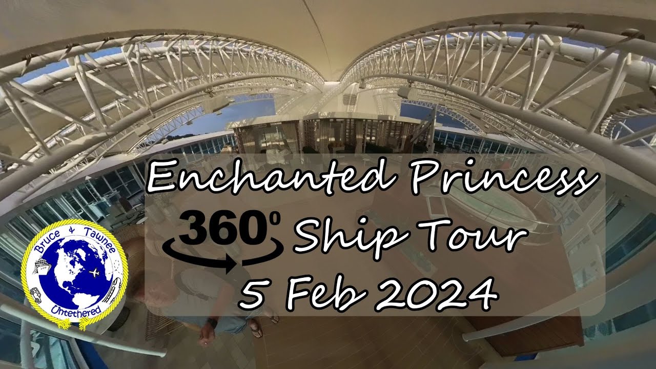 Enchanted Princess Full Tour in 360° - YouTube