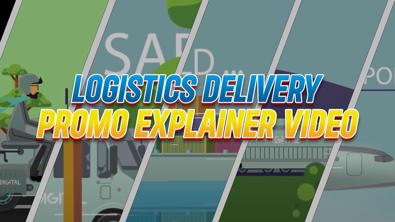 Logistics Delivery Promo Explainer Video for Your Logistics Business ...