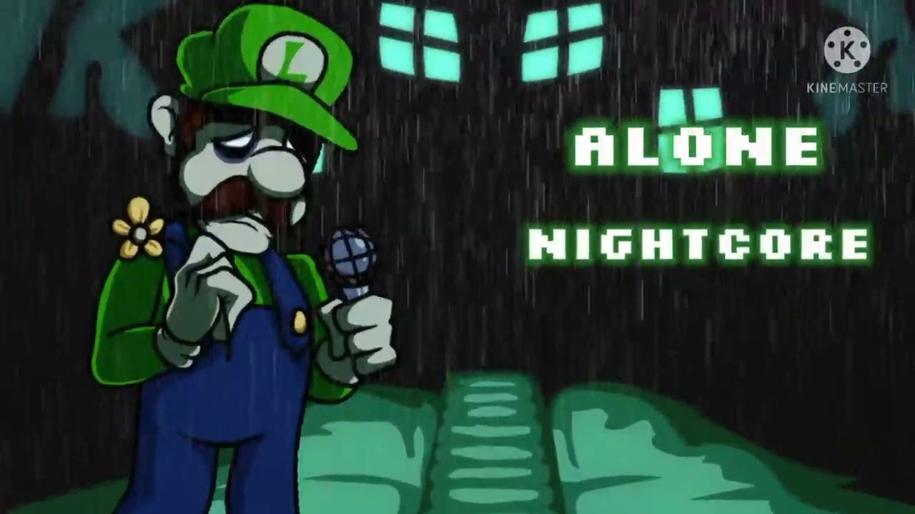 Alone - | FnF: Mario's Madness Ost. (Nightcore) - YouTube