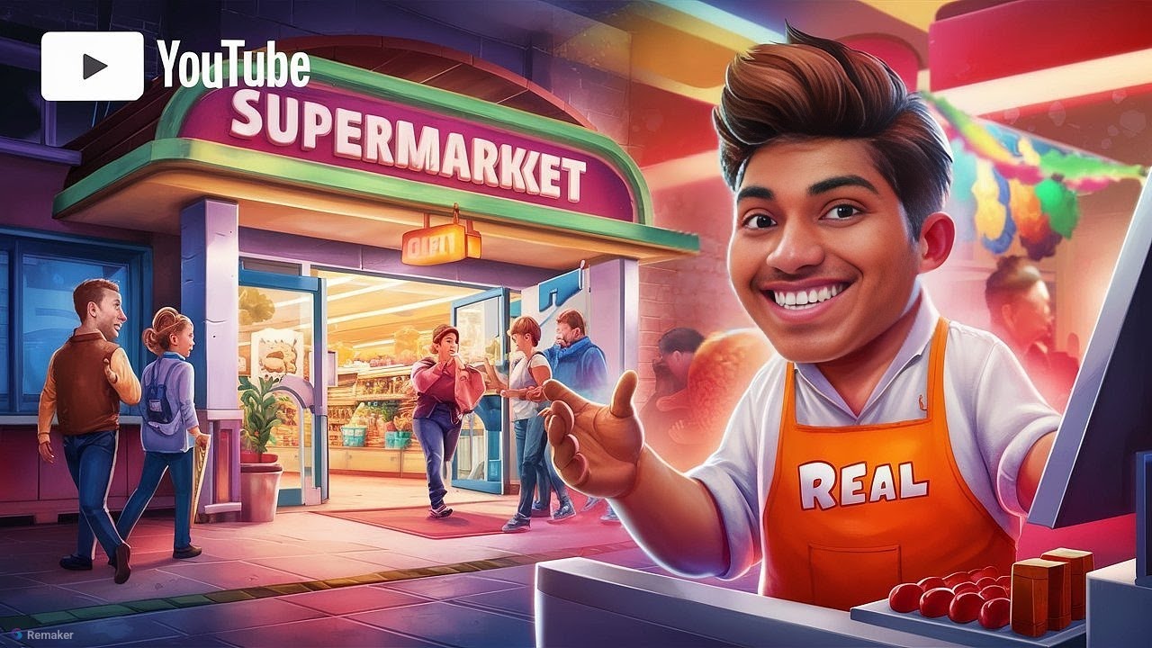 REALISTIC GRAPHICS SUPERMARKET SIMULATOR IN ANDROID - YouTube