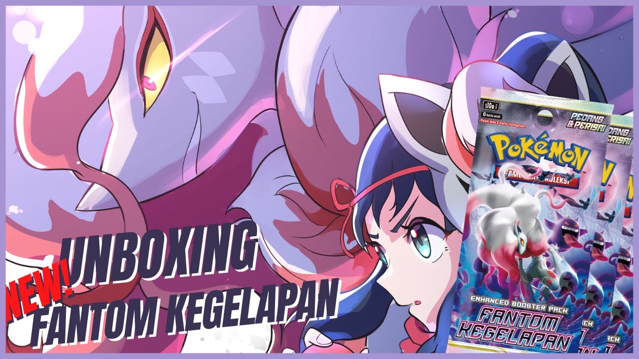 Unboxing Booster Pack Fantom Kegelapan (Hisuian Zoroark) - Kartu ...