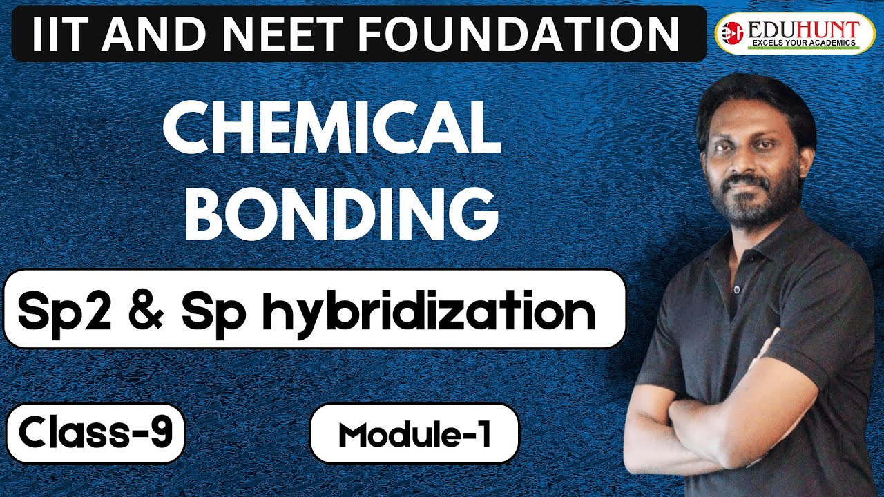 3 . Sp2 & Sp Hybridization | Chemical Bonding | 9 Class | Module-1 ...