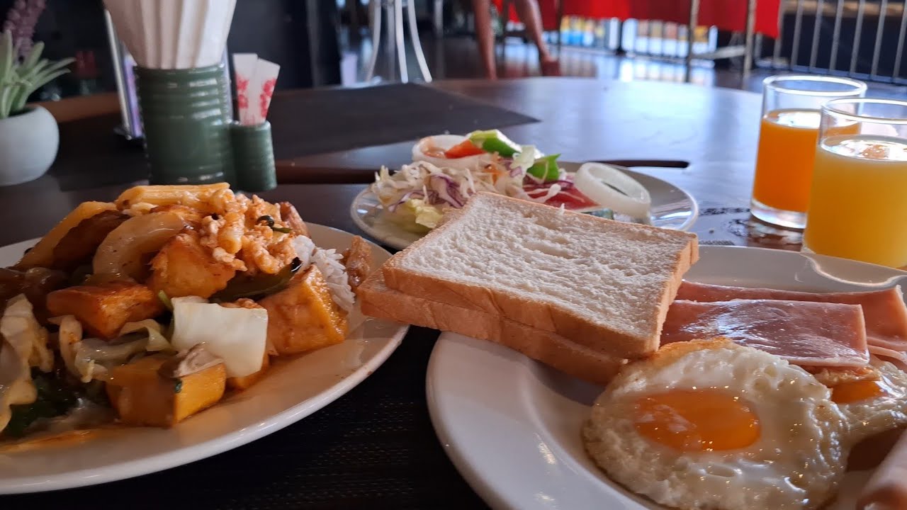Buffet Breakfast, Cocoon APK Resort, Patong, Phuket, Thailand - YouTube