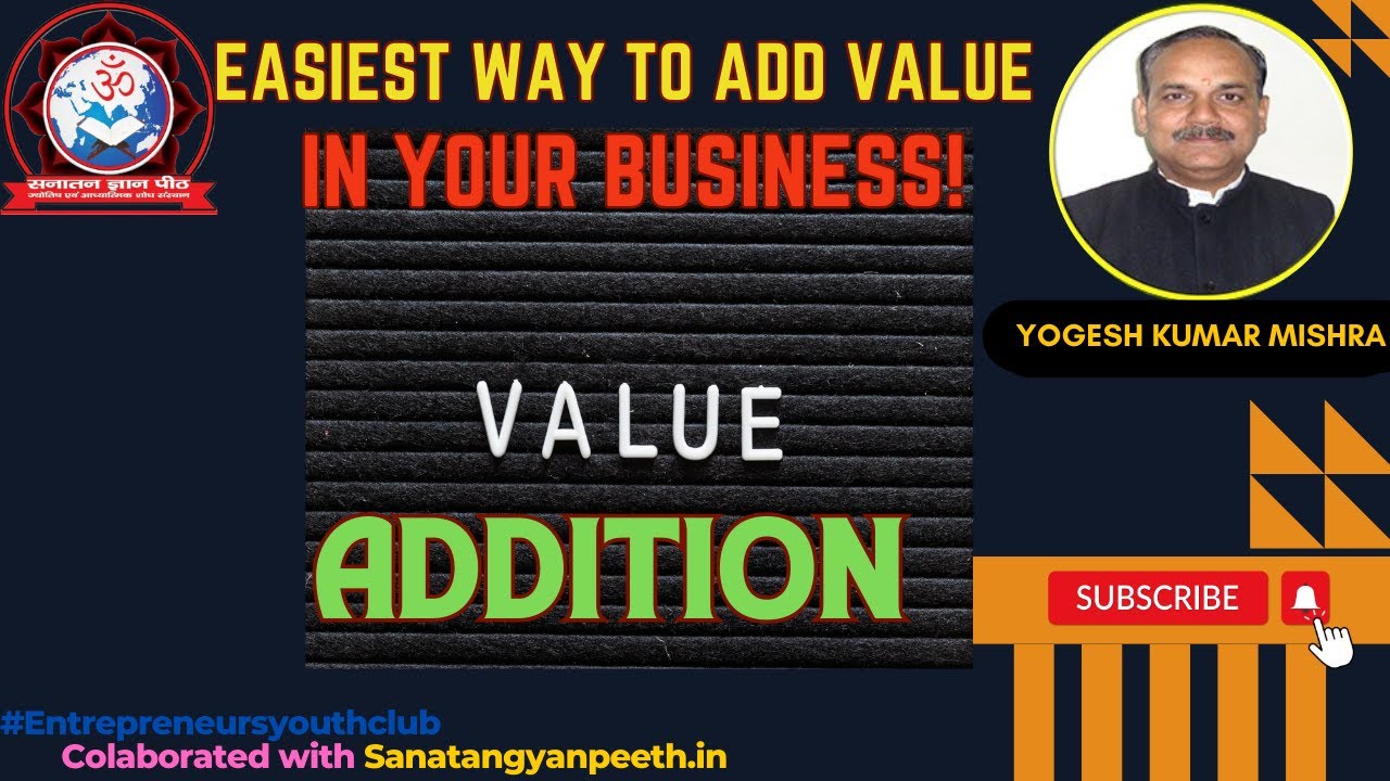 What is Value Addition in business | #entrepreneur # ...